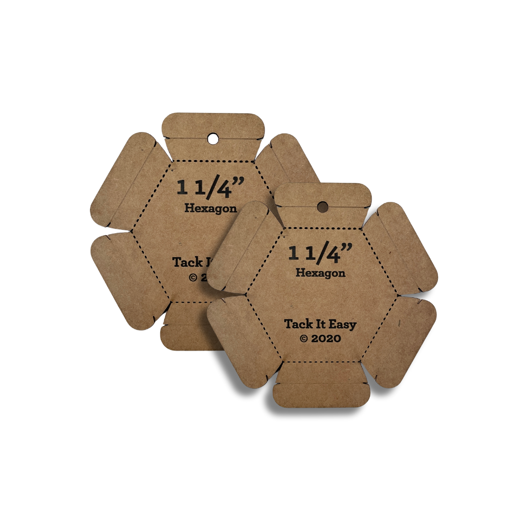 TACK IT EASY 1 1/4" HEXAGON - 2 X GADGET – Cottage Garden Threads