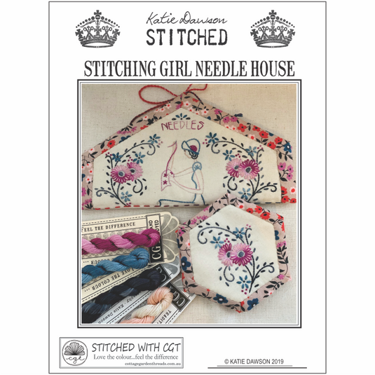 STITCHING GIRL NEEDLEHOUSE – Cottage Garden Threads